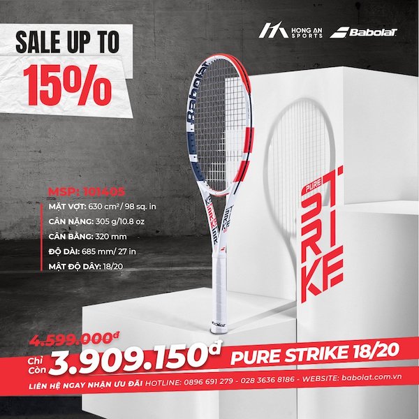 Pure Strike 18/20 Unstrung - Babolat Viet Nam